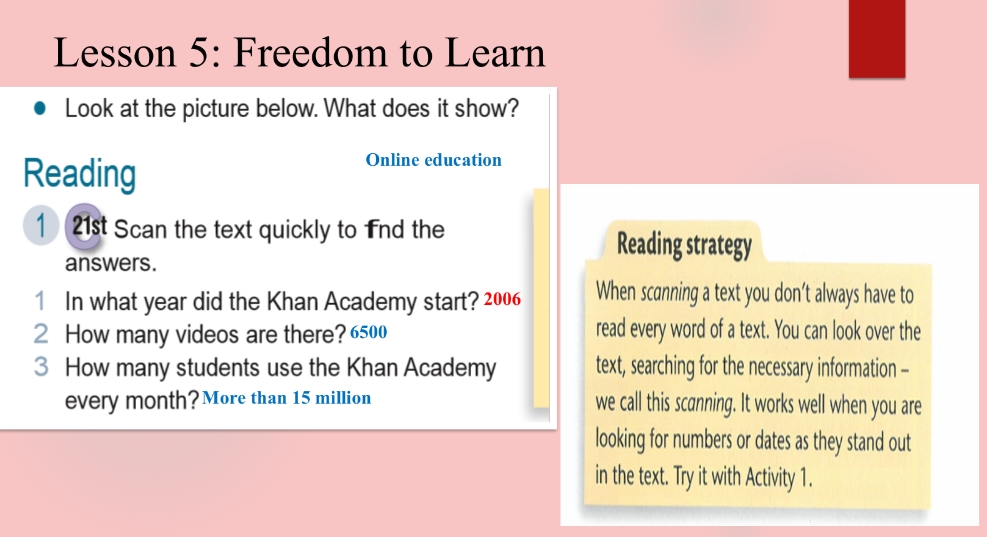 حل درس Freedom to Learn اللغة الإنجليزية الصف الثامن - سراج